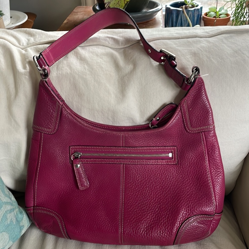 Coach Hamilton Pebbled Leather Hobo Bag-F13956 - Gem